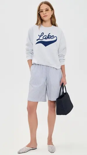 SUNNY SOMEWHERE Lake Raglan Sweatshirt