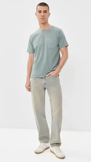 Rag & Bone Garment Dye Classic Pocket Tee