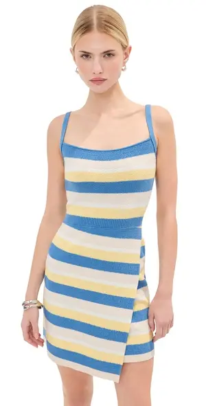 Simkhai Suvi Striped Tank Dress - Pacific Multi