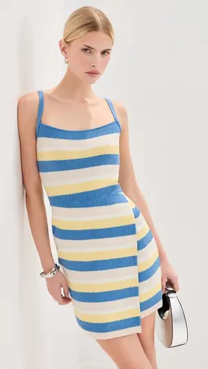 Simkhai Suvi Striped Tank Dress