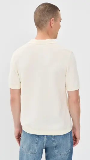 Rails Baker Polo - Ivory