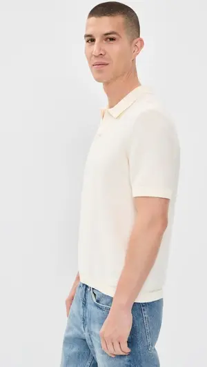 Rails Baker Polo - Ivory