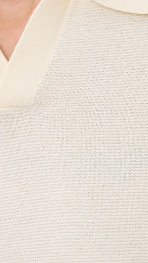 Rails Baker Polo - Ivory
