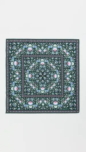 Liberty Lodden Silk Scarf - Green