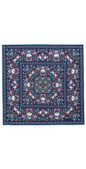 Liberty Lodden Silk Scarf Navy