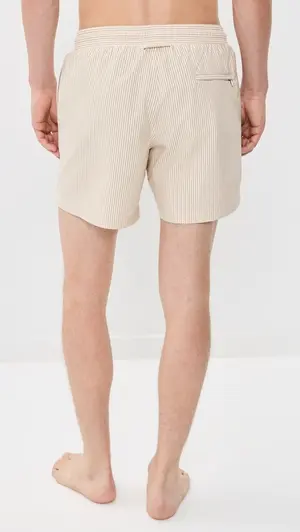Orlebar Brown Seersucker Stripe Swim Trunks