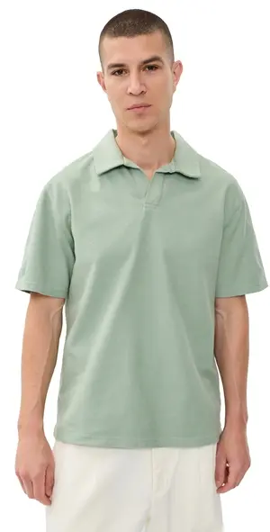 WAX LONDON Atwood Polo - Sage