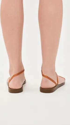 ANCIENT GREEK SANDALS Eleftheria Jelly Sandals - Caramel