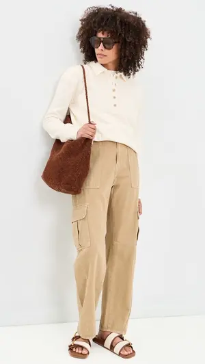 Citizens Of Humanity Vintage Polo Long Sleeve Top