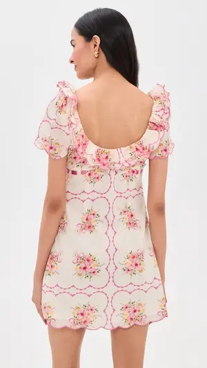 For Love & Lemons Scarlett Mini Dress