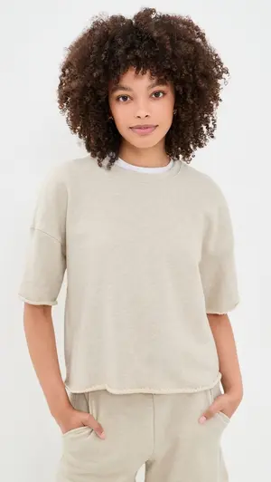 PERFECTWHITETEE Short Sleeve Sweatshirt Tee