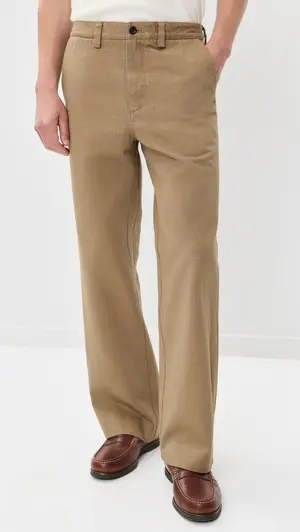 AARON LEVINE Sulphur Dyed Workwear Pants