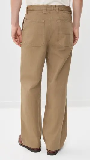 AARON LEVINE Sulphur Dyed Workwear Pants