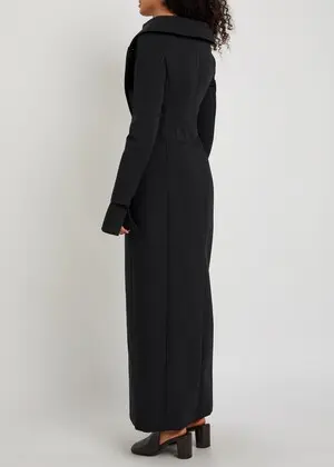 A.W.A.K.E. Mode Off-the-shoulder Maxi Blazer Dress