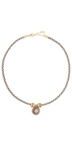 LACEY RYAN Tayler Necklace With Moonstone And White Topaz - Brown