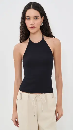 LA LIGNE High Neck Halter Tank