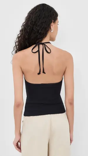 LA LIGNE High Neck Halter Tank