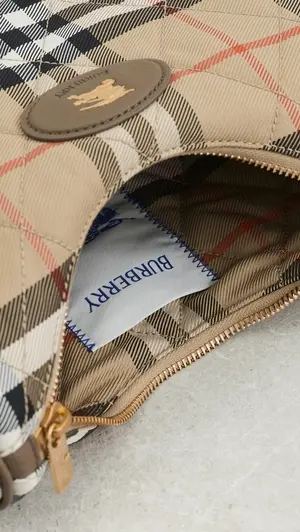 Burberry Horseshoe Crossbody Bag - Sand