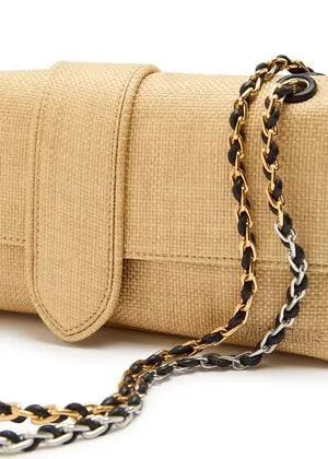 Jacquemus Le Bambino Baguette Raffia Shoulder Bag - Natural