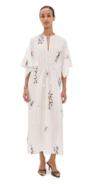 Rodebjer Begonia Duchess Dress - Cream Multi