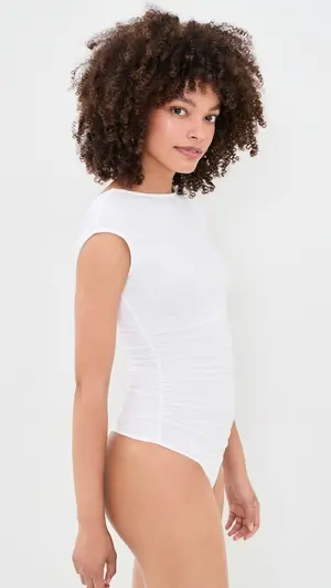 Good American Super Stretch Open Back Bodysuit