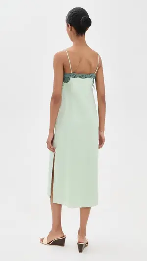 Posse Darya Dress Linen Blend Midi