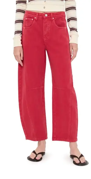 PARKE Horseshoe Jeans - Washed Red