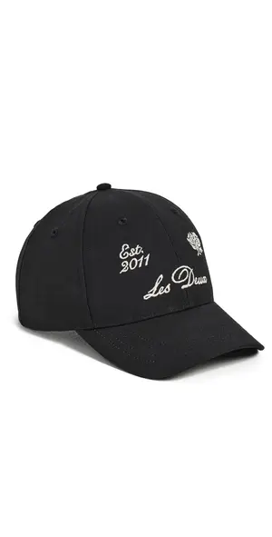 LES DEUX Baseball Cap With Embroidered Details