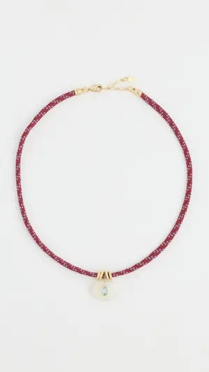 LACEY RYAN Erica Necklace With Smoky Topaz