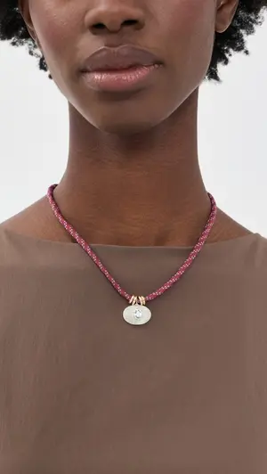 LACEY RYAN Erica Necklace With Smoky Topaz