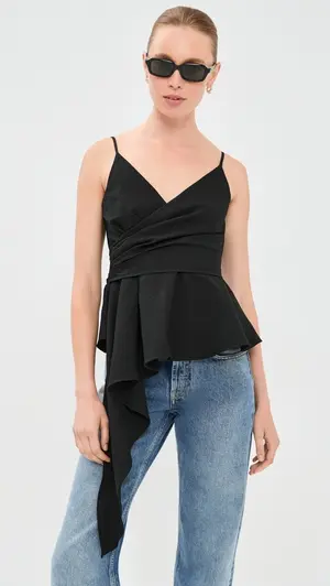 Veronica Beard Solange Asymmetrical Top