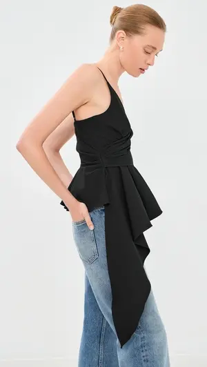 Veronica Beard Solange Asymmetrical Top