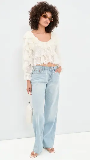 For Love & Lemons Lilou Blouse