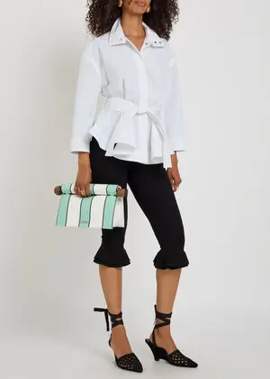 Jacquemus La Veste Cabana Belted Cotton-poplin Shirt Jacket