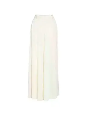 TWP Pleated Wide-leg Trousers - Neutrals