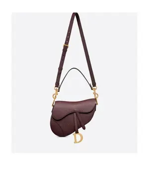 Dior Saddle Bag With Strap - Black