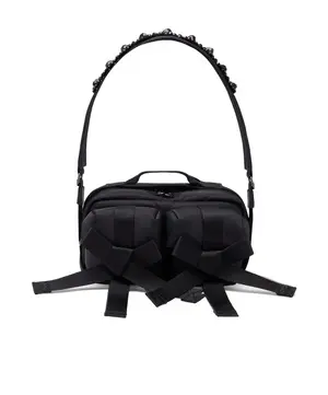 Simone Rocha Embellished Bow Detail Cross Body Bag