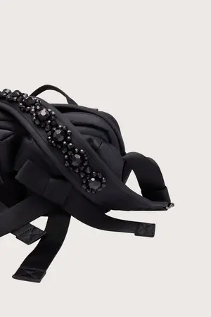 Simone Rocha Embellished Bow Detail Cross Body Bag