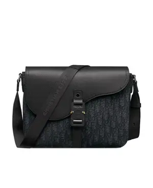 Dior Saddle Messenger Bag - Black