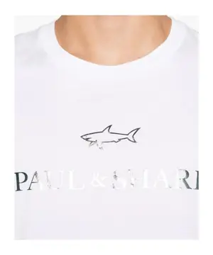 PAUL  SHARK Paul Shark Logo Print T-shirt