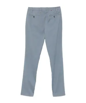 Canali Button Chinos - Blue