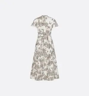 Dior Riviera Mid-length Shirtdress With Graphic Motif