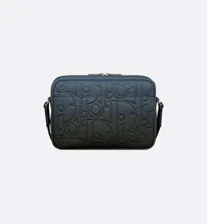 Dior Rider 2.0 Zipped Messenger Bag - Black