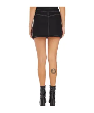 COURREGES Mini Denim Skirt