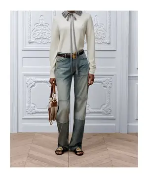 Dior Saddle Bag - Nude
