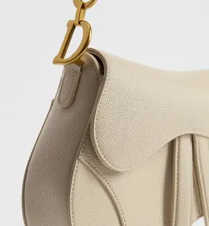 Dior Small Saddle Bag - Nude