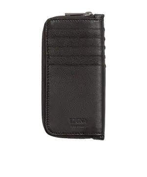 Zegna Logo Plaque Secondskin Wallet