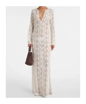 NILI LOTAN Lace Maxi Dress