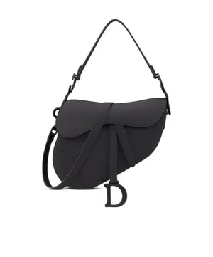 Dior Saddle Bag With Strap - Black