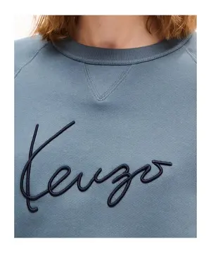 Kenzo Embroidered Cotton Sweatshirt